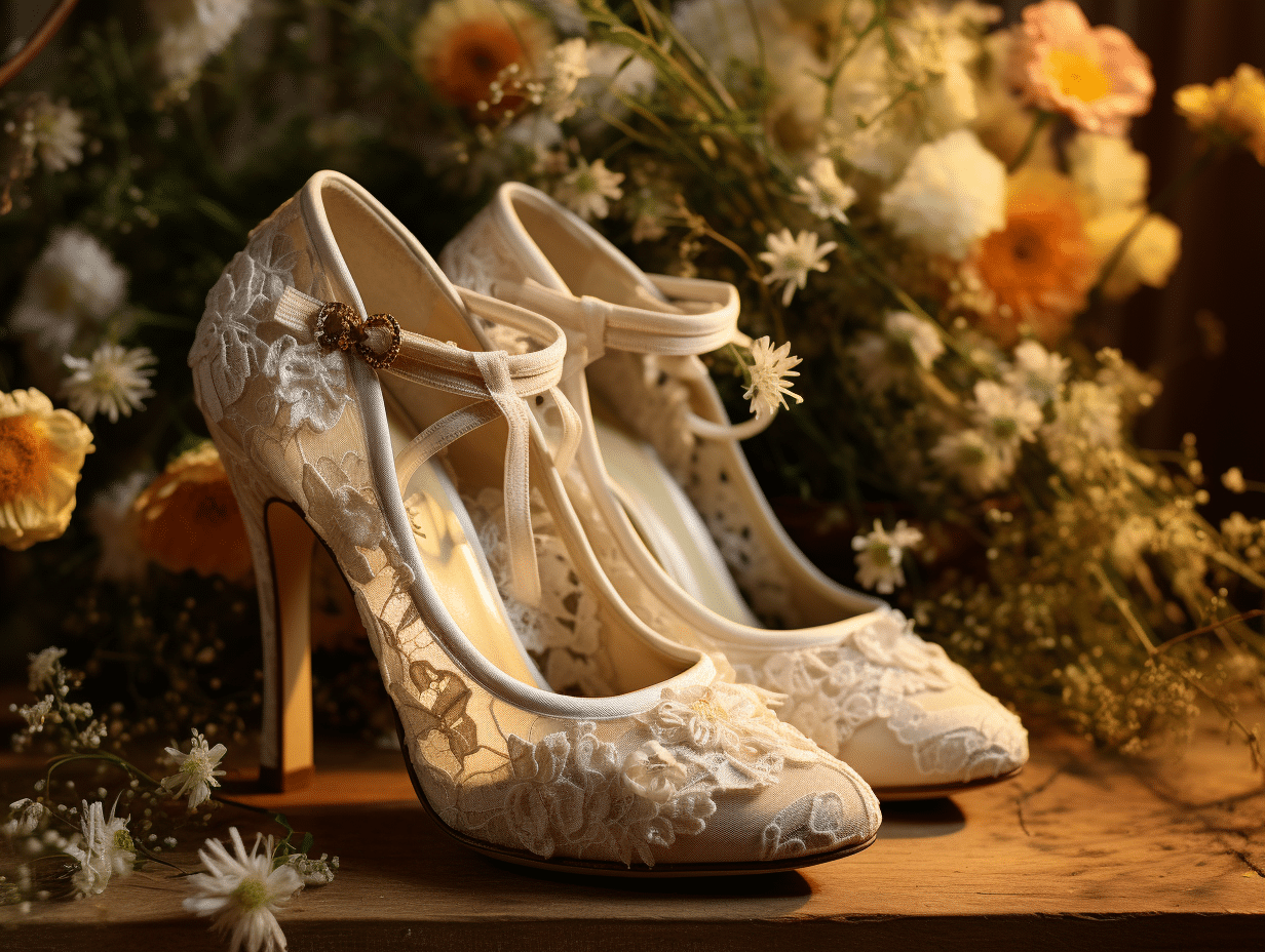 Chaussures idéales pour robe de mariée bohème : harmonie et style - Mlle